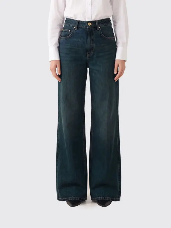 Brunello Cucinelli Cotton Flared Jeans - Blue