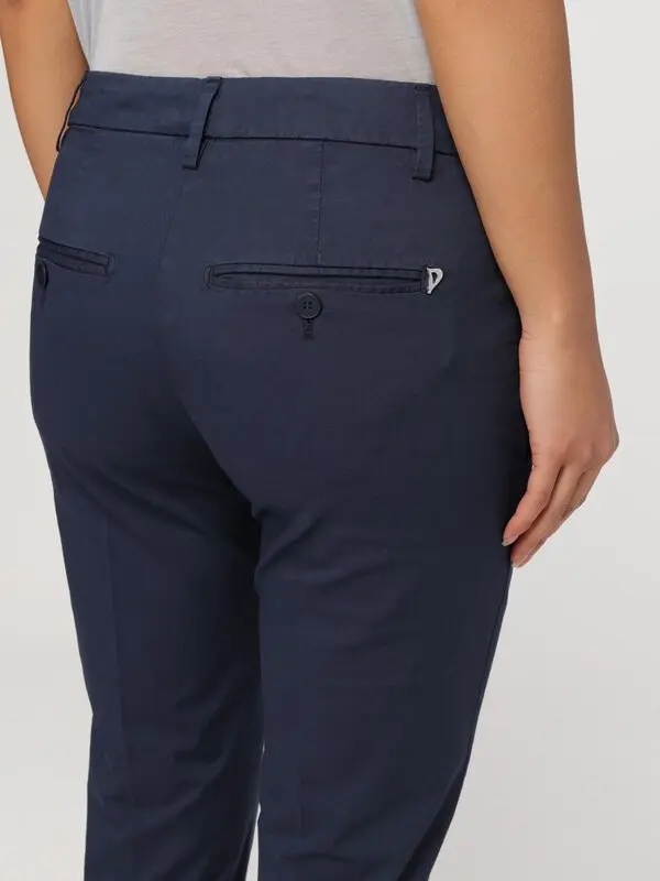DONDUP Tailored Trousers - Gnawed Blue