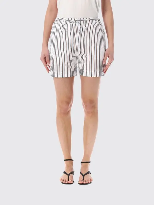 LOU LOU STUDIO Striped Cotton Casual Shorts