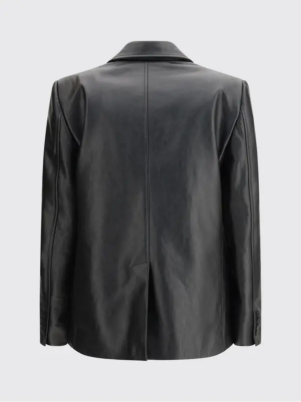 Balenciaga Leather Single-breasted Blazer