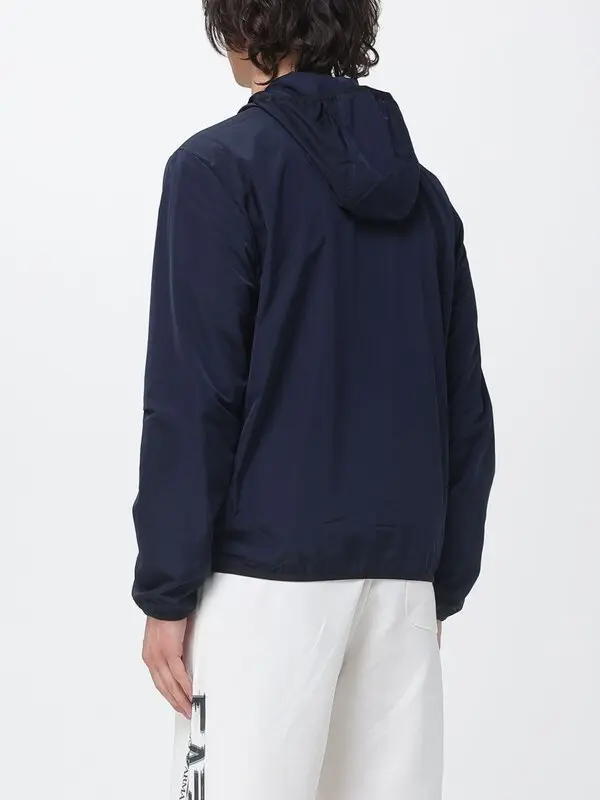 EA7 Zip-up Hooded Jacket - Blue