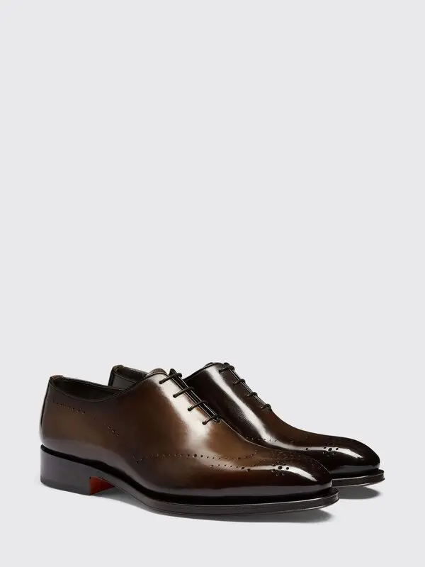 Santoni Leather Lace-up