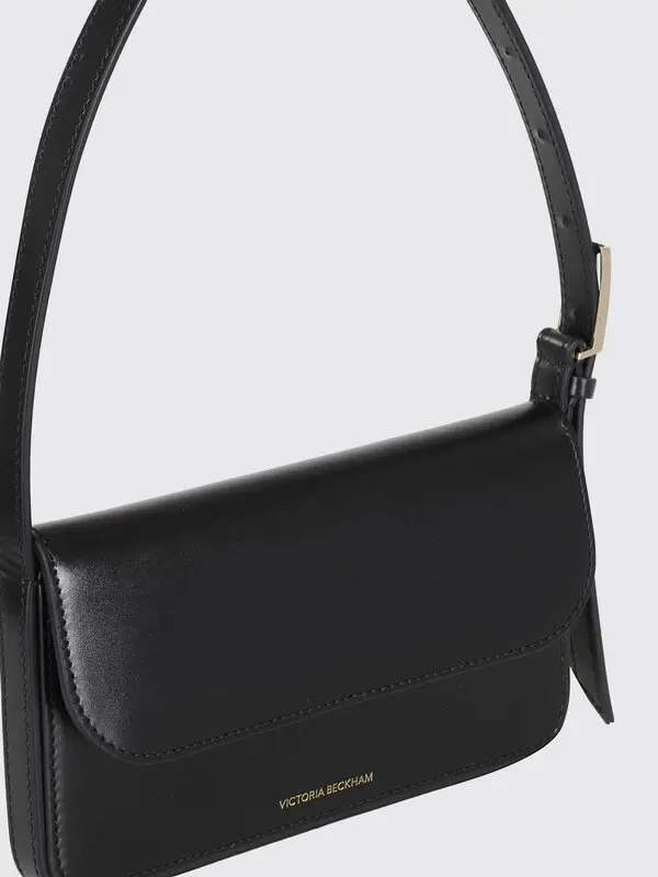 Victoria Beckham Dorian Leather Shoulder Bag - Black