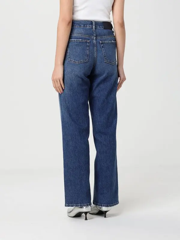 7 For All Mankind Straight Leg Cotton Denim Jeans