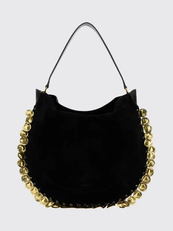 Isabel Marant Étoile Oskan Suede Bag With Metallic Appliqués