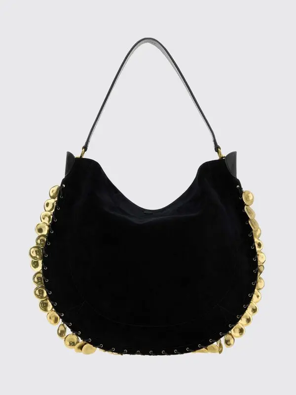Isabel Marant Étoile Oskan Suede Bag With Metallic Appliqués