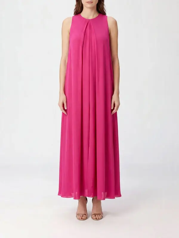 GIANLUCA CAPANNOLO Pure Silk Off-the-shoulder Midi Tunic