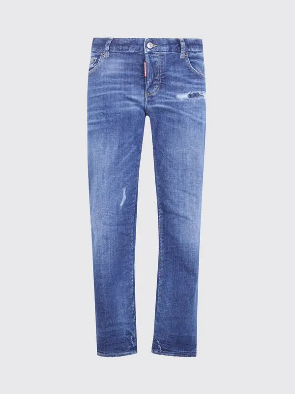 Dsquared2 Distressed Denim Slim Fit Jeans