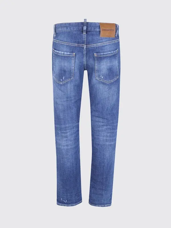 Dsquared2 Distressed Denim Slim Fit Jeans
