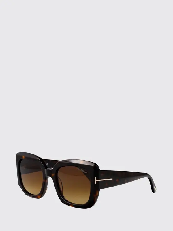 TOM FORD Tortoiseshell Square Frame Sunglasses - Brown
