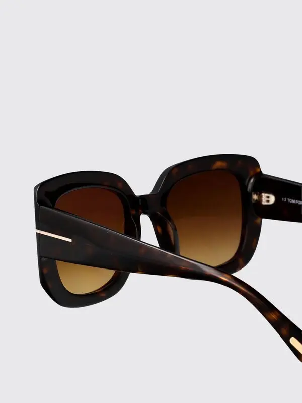 TOM FORD Tortoiseshell Square Frame Sunglasses - Brown