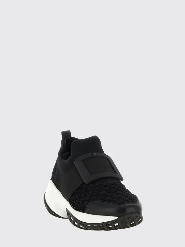 ROGER VIVIER Viv' Run Technical Fabric Slip-on Sneakers With Chunky Sole