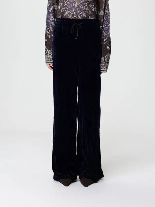 Liu Jo Velvet Wide Leg Trousers