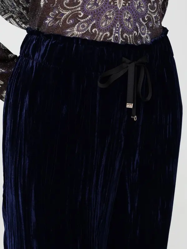 Liu Jo Velvet Wide Leg Trousers