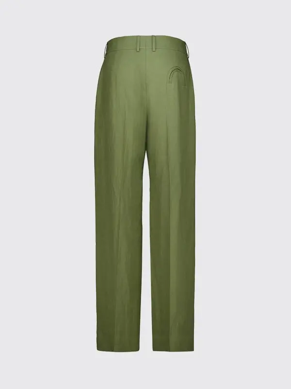 BLAZÉ MILANO Straight Leg Linen Trousers