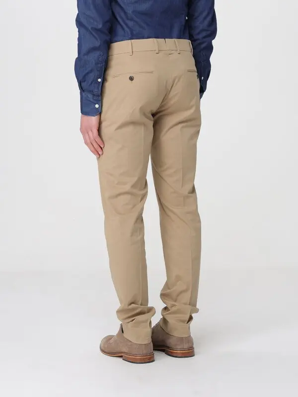 Incotex Cotton Chino Trousers - Mud