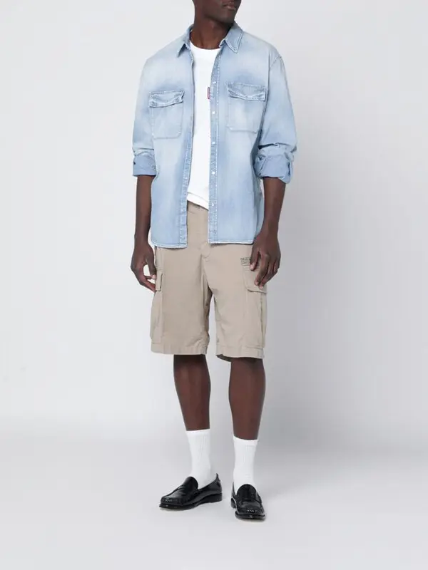 Dsquared2 Cotton Denim Shirt
