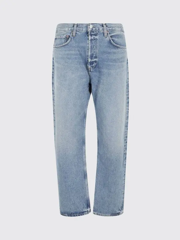 AGOLDE Cotton Denim Straight Jeans
