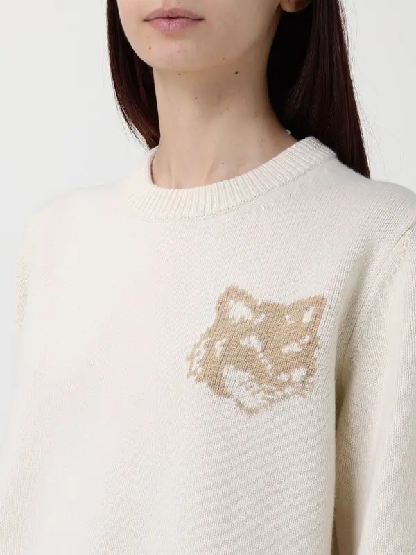 Maison Kitsuné Jumper Colour - Ecru