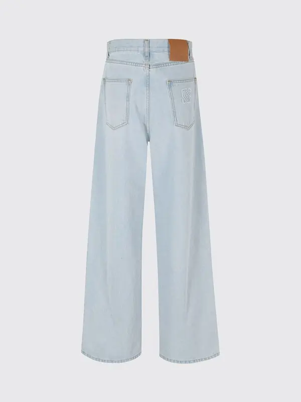 Giuseppe Di Morabito High-waisted Wide-leg Jeans With Bead Embellishments