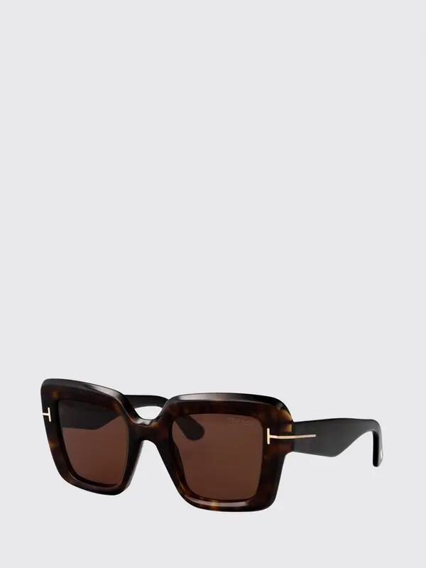 TOM FORD Tortoiseshell Square Frame Sunglasses