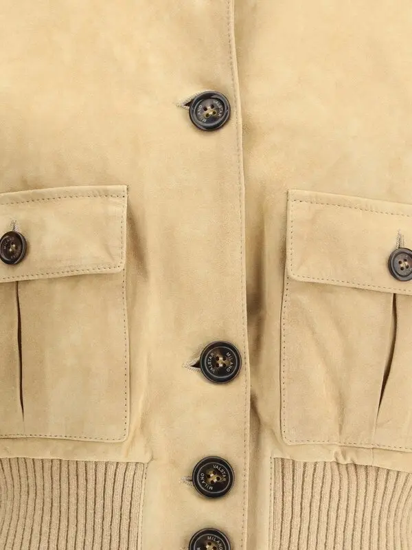 VALSTAR Suede Bomber Jacket