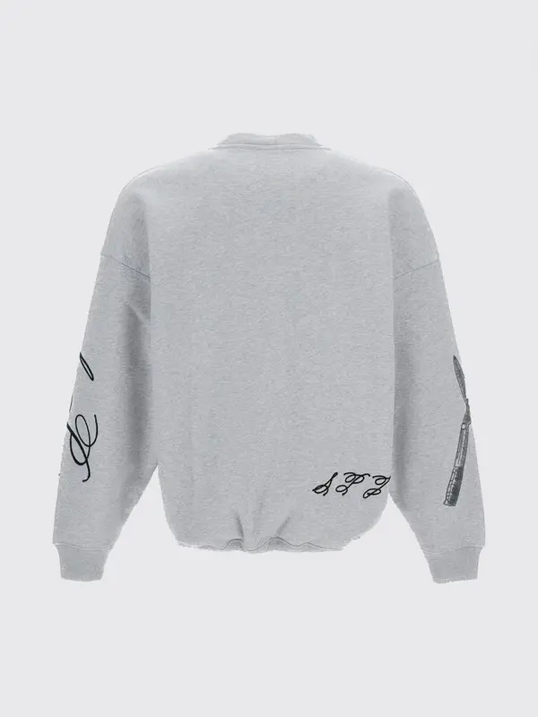 Jacquemus Cotton Crew Neck Sweatshirt With Logo
