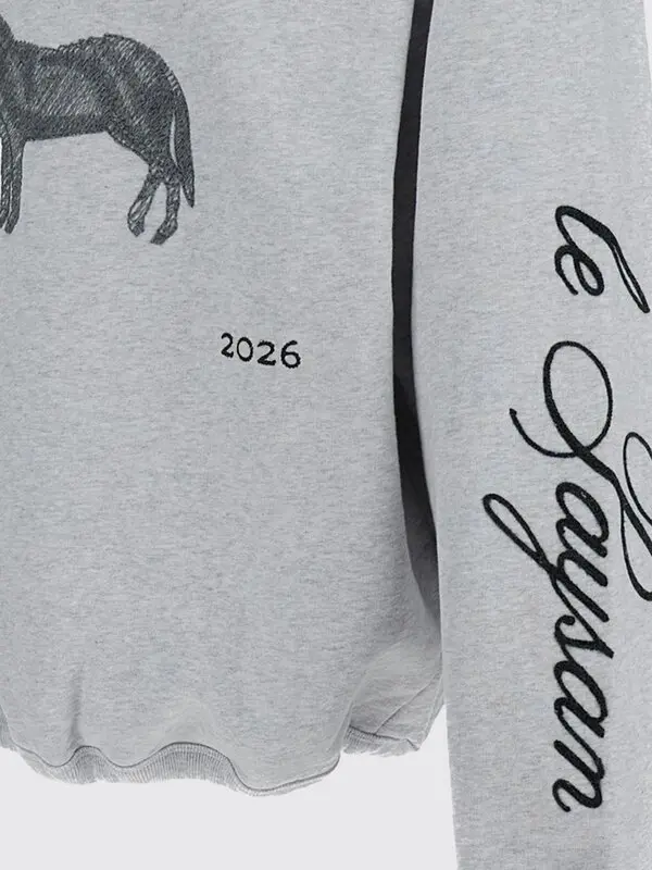 Jacquemus Cotton Crew Neck Sweatshirt With Logo