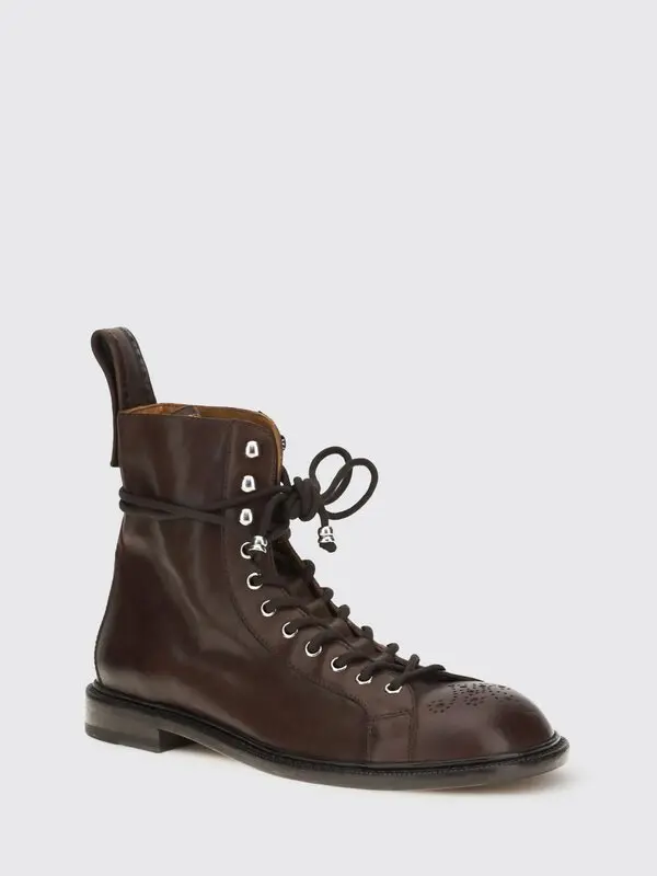 Versace Billy Leather Ankle Boots