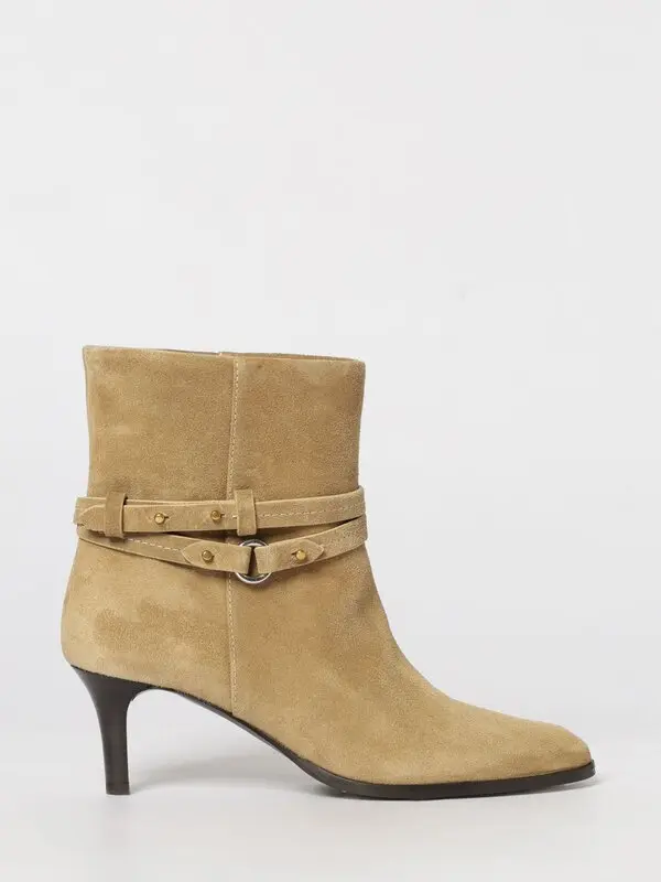 Isabel Marant Étoile Suede Meyli Ankle Boot - Beige