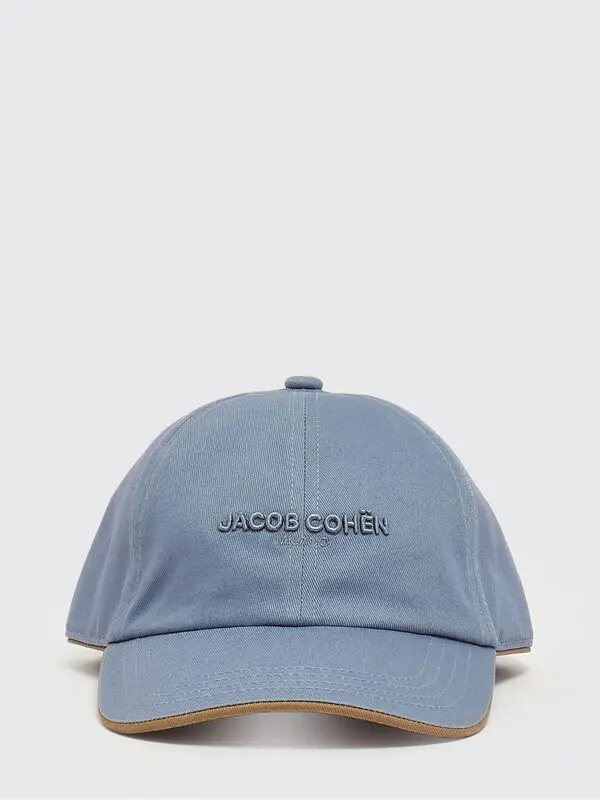 Jacob Cohen Cotton Twill Hat With Embroidered Logo