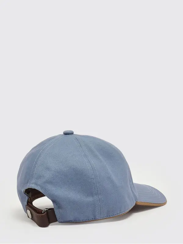 Jacob Cohen Cotton Twill Hat With Embroidered Logo