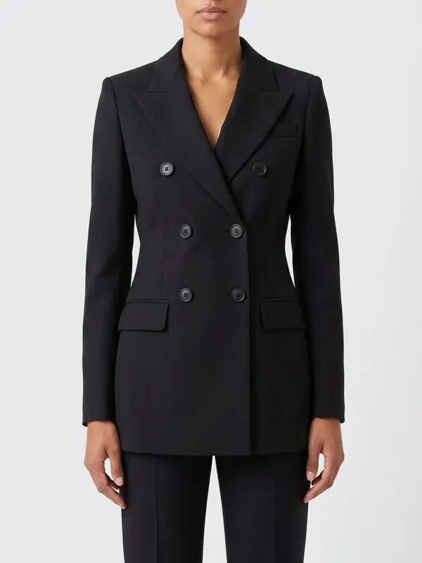 Sportmax Arco Double-breasted Blazer In Jersey