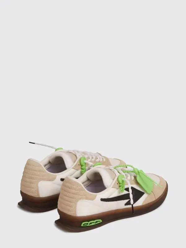 Off-White End Of Play" Suede And Nylon Sneakers - White