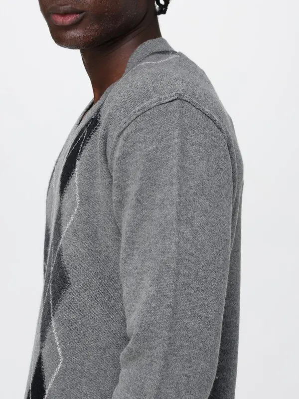 PAOLO PECORA Argyle V-neck Jumper