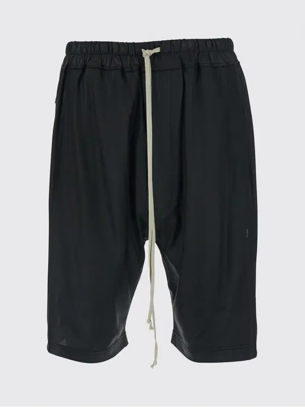 Rick Owens Drawstring Pods Knee-length Cargo Shorts With Drawstring