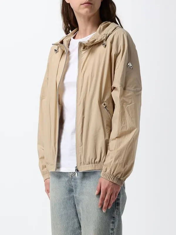 Moose Knuckles Hooded Zip-up Jacket - Ivory