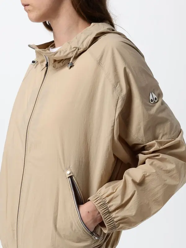 Moose Knuckles Hooded Zip-up Jacket - Ivory