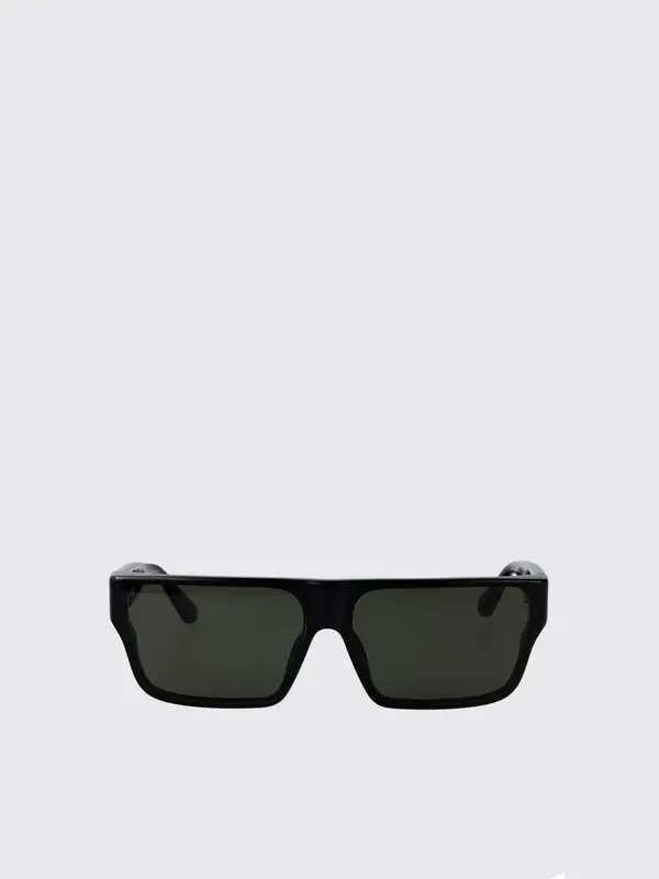 Linda Farrow Rectangular Frame Sunglasses With Gold Tone Detail