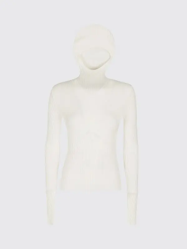ANDREĀDAMO Cotton Balaclava Top - Ivory