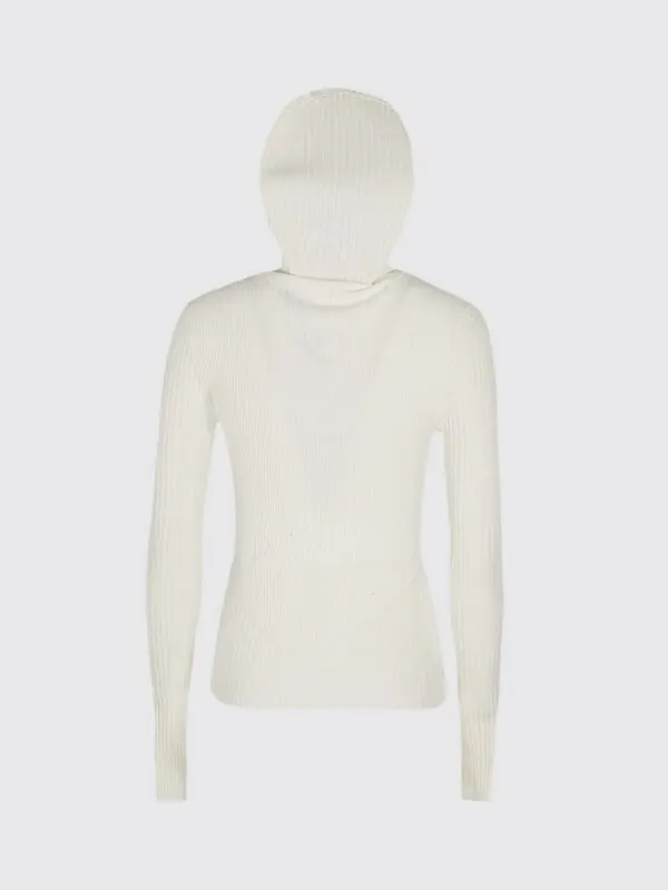 ANDREĀDAMO Cotton Balaclava Top - Ivory