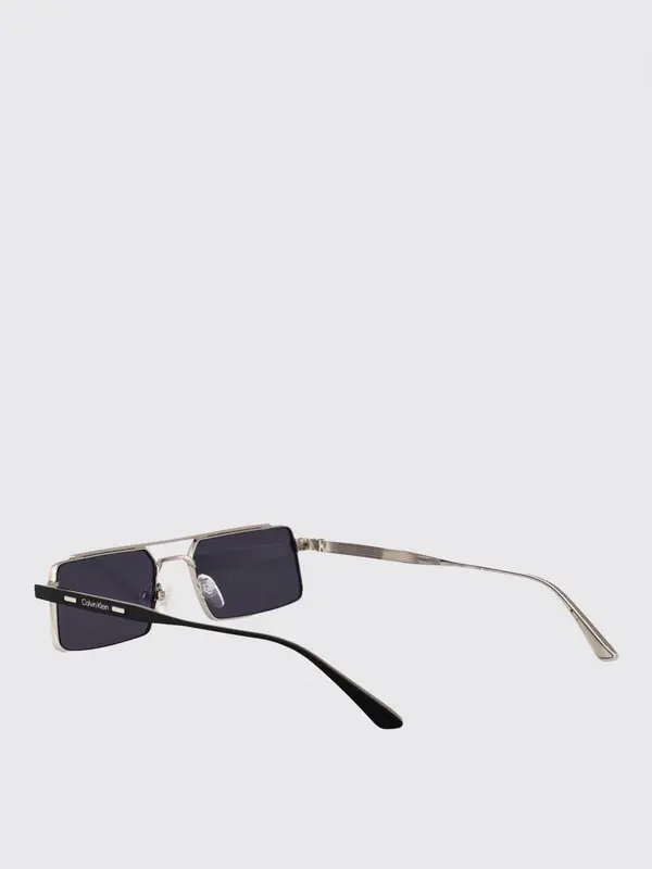 Calvin Klein Rectangle Full Rim Sunglasses - Black