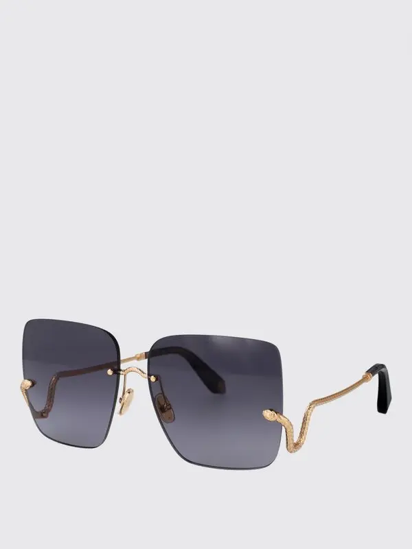 Roberto Cavalli Oversized Square Frame Sunglasses - Black