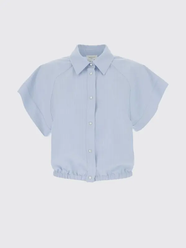Jacob Cohen Striped Linen Blend Shirt - Gnawed Blue