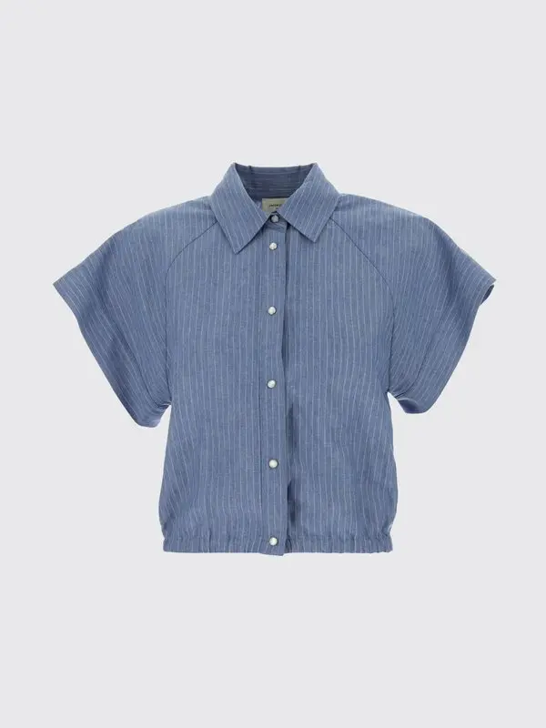 Jacob Cohen Striped Linen Blend Shirt - Indigo