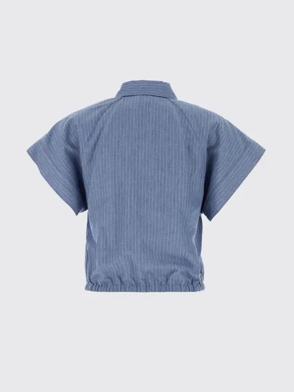 Jacob Cohen Striped Linen Blend Shirt - Indigo