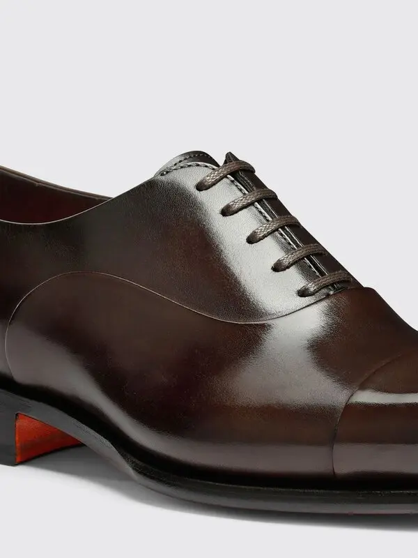 Santoni Brushed Leather Oxford
