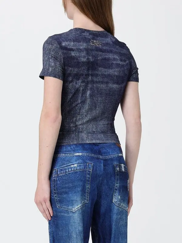 Liu Jo Printed Stretch Viscose Top