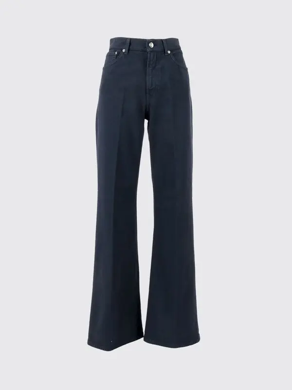 DONDUP Wide Leg Stretch Denim Jeans - Blue