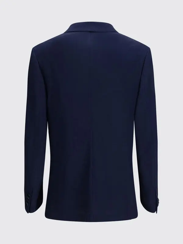 Brioni Single Breasted Blazer In Silk And Cotton